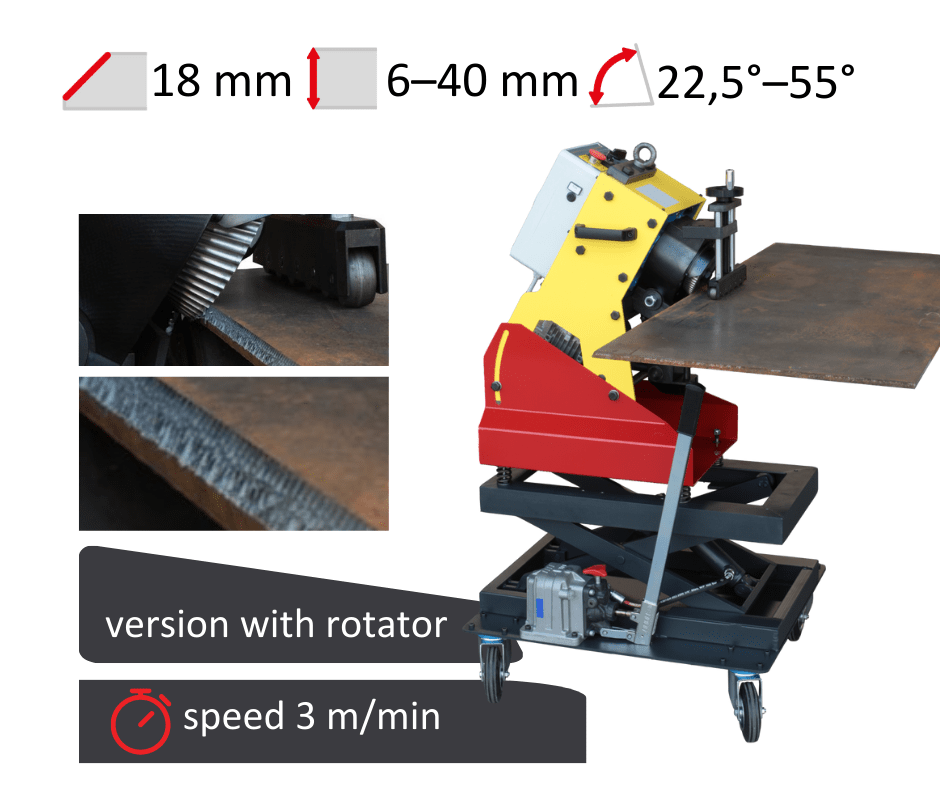 Plate bevelling machines | BEVEL